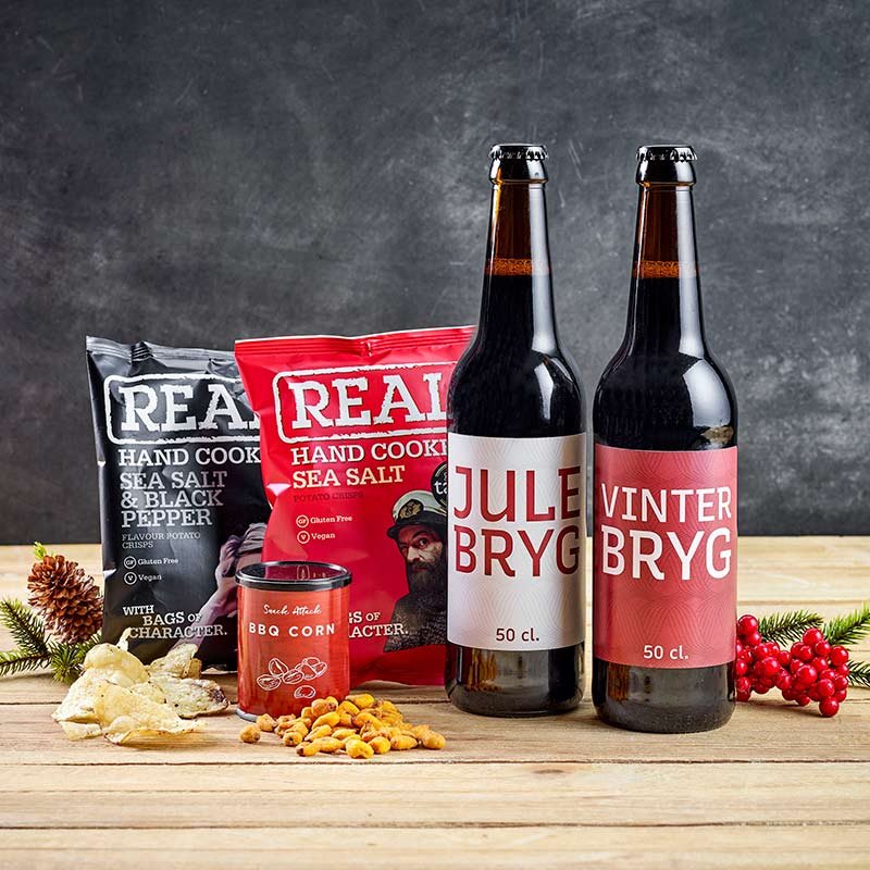 øl pakke- kundegave med øl- julegave øl- øl gave - firmagave