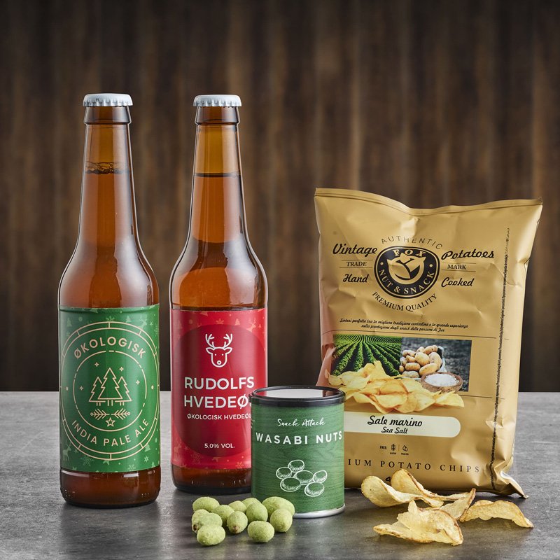 øl pakke- kundegave med øl- julegave øl- øl gave - firmagave